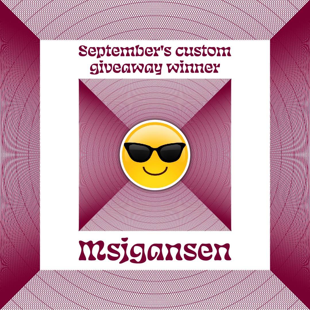 September Custom Giveaway Winner – Magnetmeup