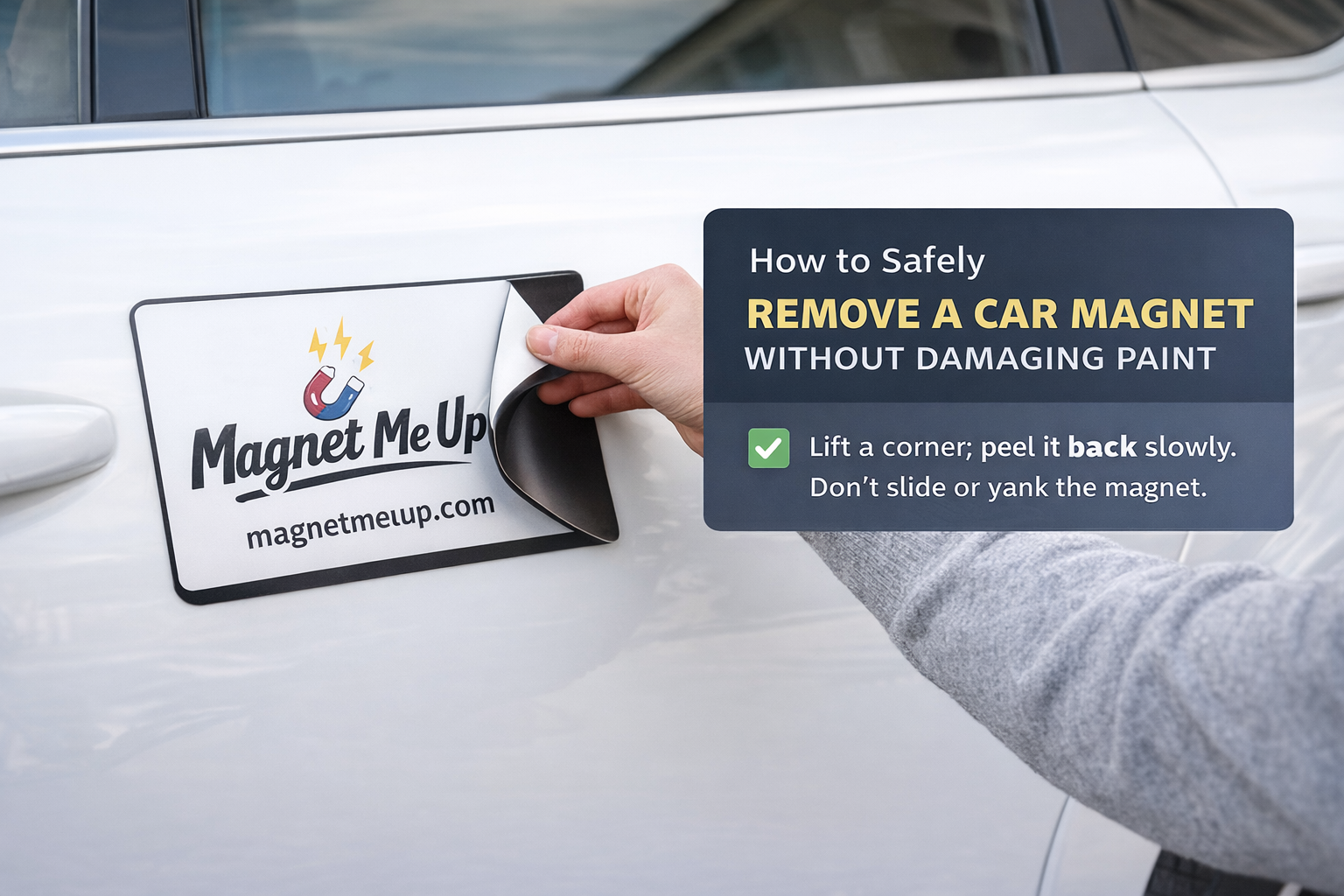 How to Remove a Car Magnet Without Damaging Paint | Magnet Me Up ...